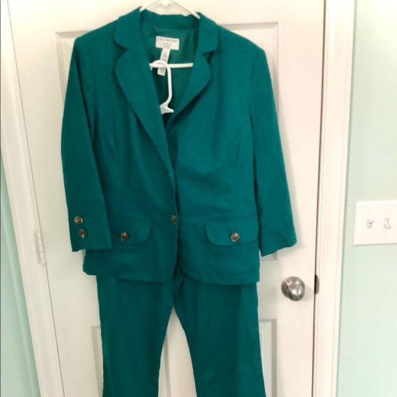 Covington | Pants & Jumpsuits | Covington Blazer And Pants Suit W Satin ...